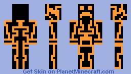 techn(orange) Minecraft Skin