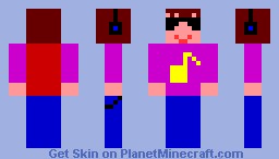 music guy Minecraft Skin