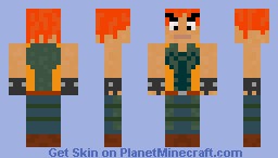 Hwoarang from Tekken 5 Minecraft Skin