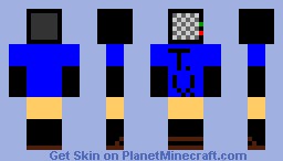 Static television man Minecraft Skin