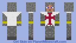 Templar knight Minecraft Skin
