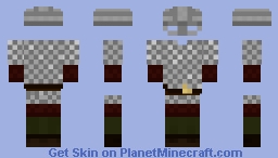 Template 10th - 11th Century Mail With Helmet Minecraft Skin