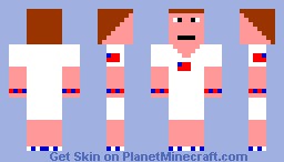 tennis player with wristband Minecraft Skin