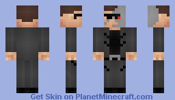 Terminator Minecraft Skin