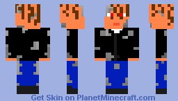 Terminator Type Steve Minecraft Skin