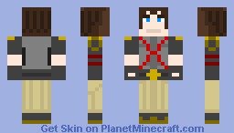 Terra from Kingdom Hearts Birth By Sleep Minecraft Skin
