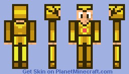 Terraria Gold Armor Minecraft Skin