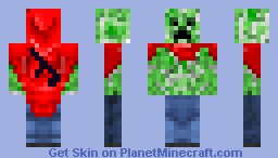 terrorist creeper Minecraft Skin