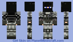 Counter Strike Counter Terrorist Minecraft Skin
