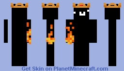 Black King Minecraft Skin