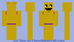 Fnaf: Minigame William Afton inside Spring Bonnie suit Minecraft Skin