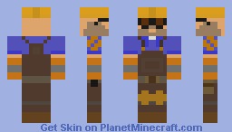 TF2 Blu Engineer Minecraft Skin