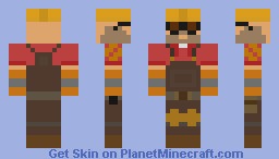 TF2 Red Engineer Minecraft Skin