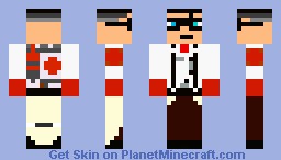TF2 Red Medic Minecraft Skin