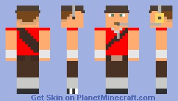 tf2 scout Minecraft Skin