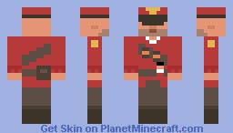 Team Fortress 2 Soldier Minecraft Skin