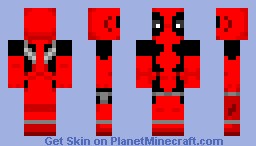 Dead Pool Minecraft Skin