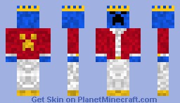 Blue Creeper King (Blu Creeper Series) Minecraft Skin