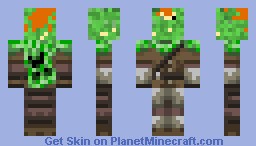 The Creep infection Minecraft Skin