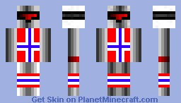 The Norwegian robot Minecraft Skin