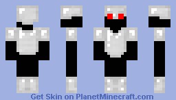 The Shadow In Iron Armour Minecraft Skin