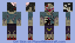 walkin dead Minecraft Skin