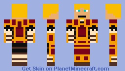 Warrior of Courage (with helmet) Minecraft Skin