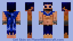 The blue man Minecraft Skin