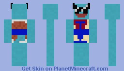 BLUE POKEMON Minecraft Skin