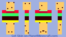 Burger Minecraft Skin