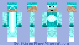 the frost man Minecraft Skin