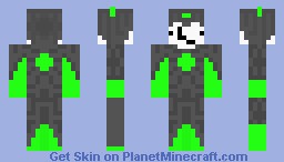 the green razOr Minecraft Skin