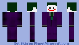 The Joker Minecraft Skin