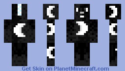 The moon man Minecraft Skin