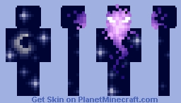 Mystic Galactic Creature Minecraft Skin