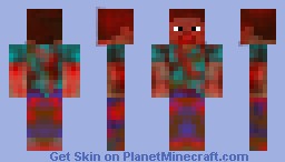 the attacked steve Minecraft Skin