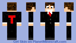 Thijmen94's Man in suit brown hair Minecraft Skin
