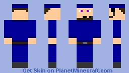 Blue Thief Minecraft Skin