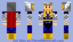 Thor with Hammer (version 2) Minecraft Skin