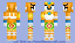 Tikal the echidna Minecraft Skin
