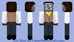 The Simulation’s Time Steve Minecraft Skin