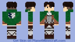 captain levi Minecraft Skin