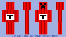 TNT Creeper! Minecraft Skin