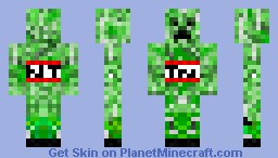 creeper with tnt Minecraft Skin
