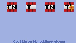TNT Head Minecraft Skin