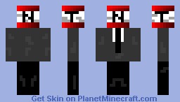 TnT In A Suit Minecraft Skin