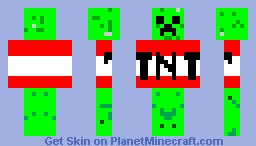 TNT/CREEPER Minecraft Skin