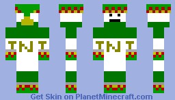 tnt man christmas Minecraft Skin