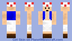 Toad (Mario) Minecraft Skin