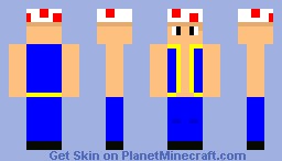 Toad from super mario!!! :D Minecraft Skin